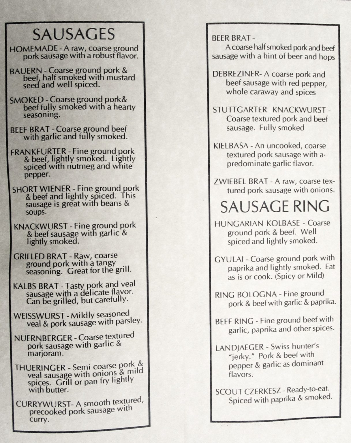 Carry-Out – German Gourmet